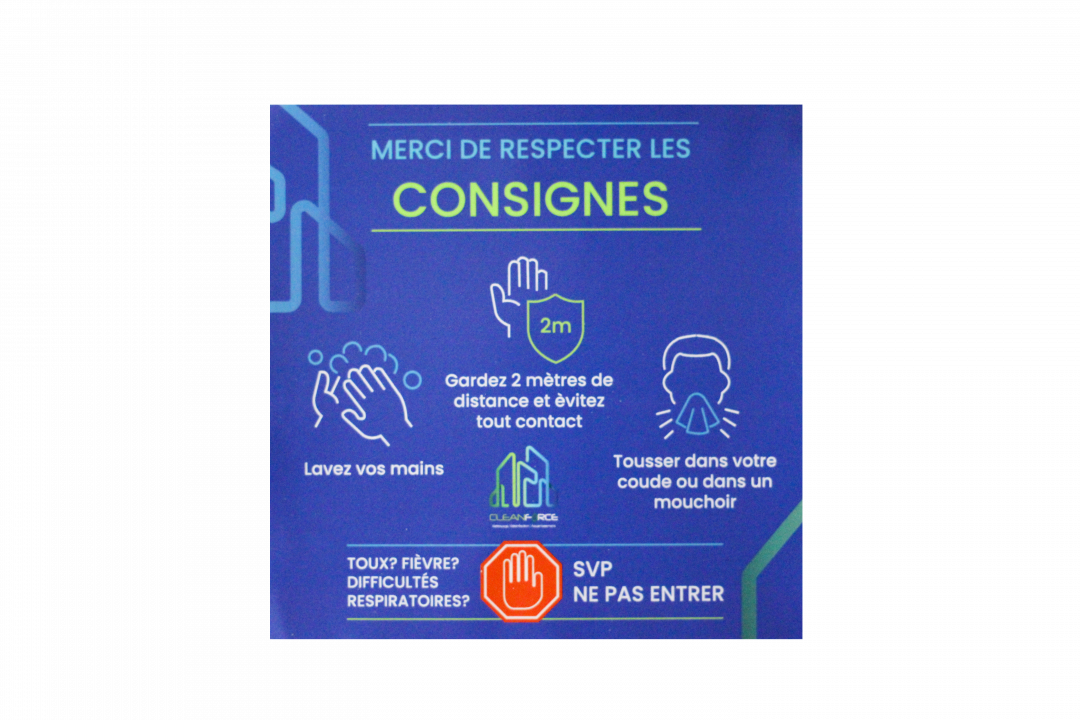Autocollant - Respect des Consignes - Groupe Cleanforce